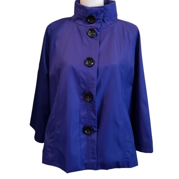 Black Rivet | Jackets & Coats | Vintage Black Rivet Purple Blue Mod ...